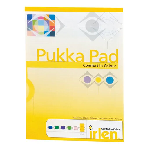 Pukka Pad A4 Refill Pad Paper Gold Pack 6 - Hunt Office UK