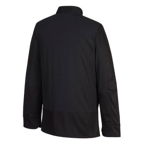 Portwest C835 Surrey Long Sleeve Chef Jacket Black Medium - Hunt Office UK