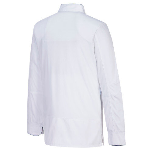 Portwest C835 Surrey Long Sleeve Chef Jacket White Small - Hunt Office UK