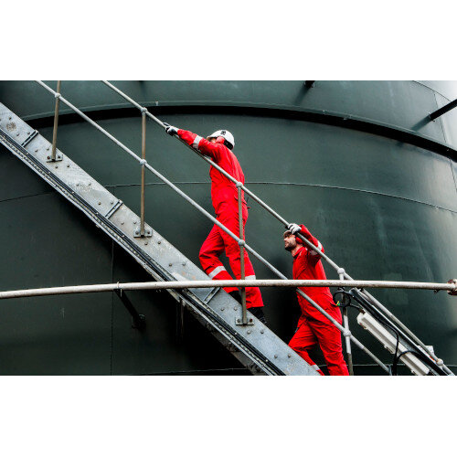 Portwest FR50 FR & Antistatic Coverall Red Medium (Regular Fit) - Hunt ...