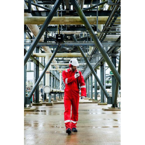 Portwest FR50 FR & Antistatic Coverall Red Medium (Regular Fit) - Hunt ...