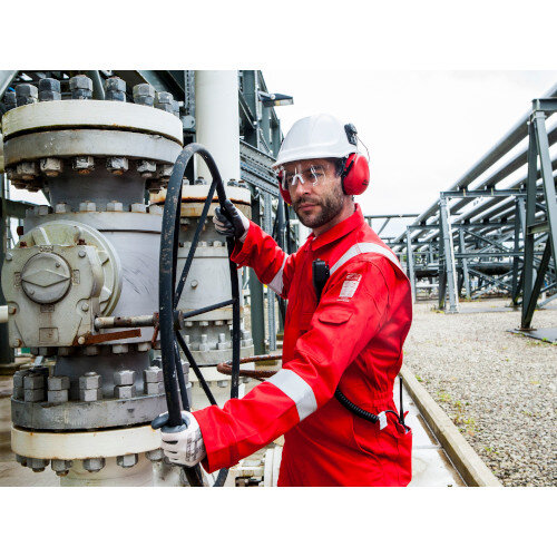 Portwest FR50 FR & Antistatic Coverall Red Medium (Regular Fit) - Hunt ...