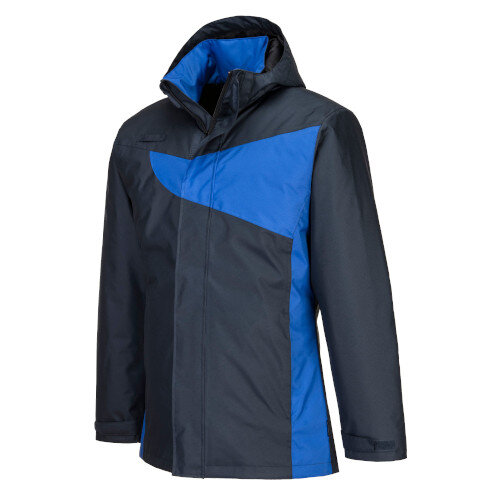 Portwest PW260 PW2 Winter Jacket Navy & Royal Blue Large - Hunt Office UK