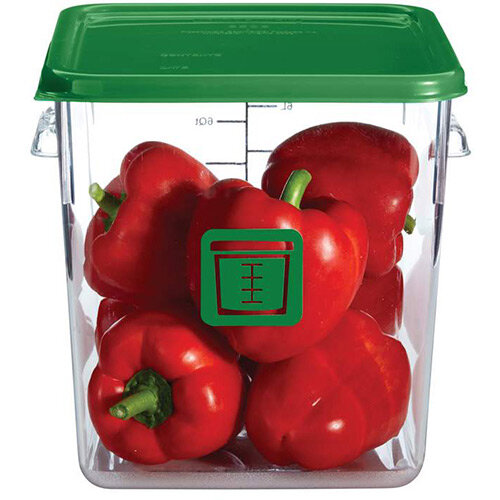 Rubbermaid Small Lid for 3.8L & 7.6L Space Saving Square Food Storage ...