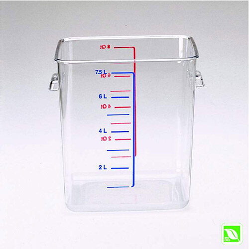 Rubbermaid 7.6L Space Saving Stackable Food Storage Square Container ...