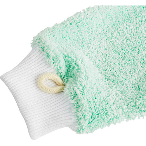 Rubbermaid Microfibre Dusting Mitt With Thumb Green - Hunt Office UK