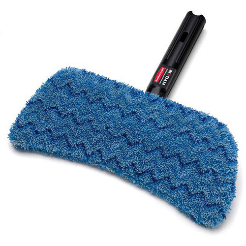 Rubbermaid HYGEN Flexible Microfiber Mop Frame Quick Connect 11in Black ...