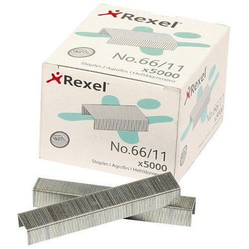 Rexel 66 Staples 11mm Pack 5000 - Hunt Office UK