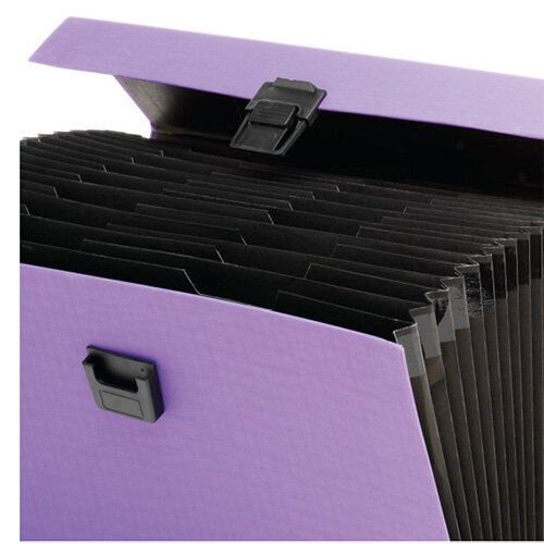 Rexel Joy Expanding Box File Perfect Purple 2104020 - Hunt Office UK