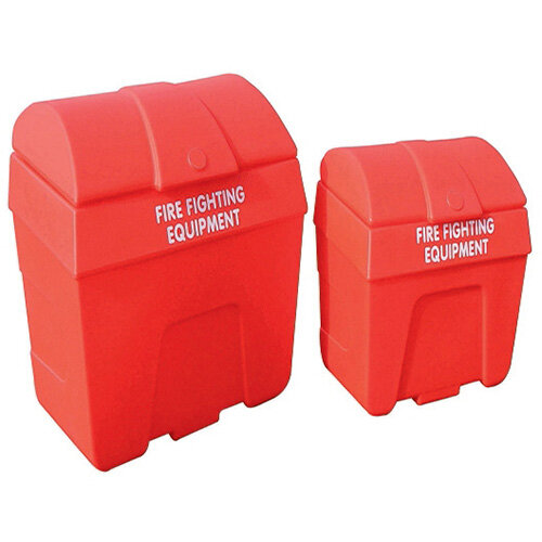 Red 200 Litre Fire Fighting Storage Bin - Hunt Office UK