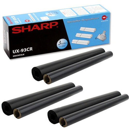 Sharp Ribbons Black for UXP400 UX93CR Pack 3 - Hunt Office UK
