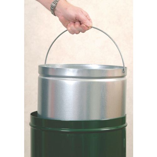 Fire Retardant Litter Bin Grey 51L - Hunt Office UK