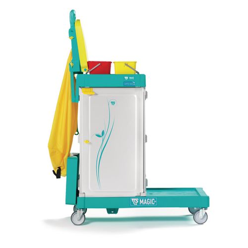 Magic Line 330 Safety Cleaning Trolley - Hunt Office UK