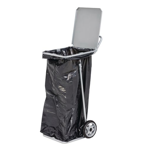 Mobile Sackholder With Lid To Suit 125 Litre Plastic Sack. L X W X H ...