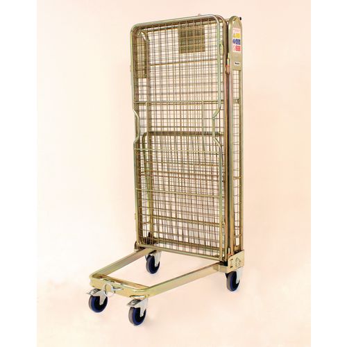 Four Sided Zinc Coated Nestable Roll Pallet - Hunt Office UK