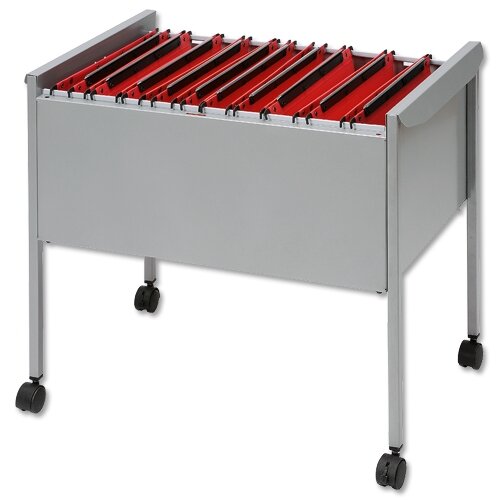 Suspension Filing Trolley for 100 Files Twinlock Filemate - Hunt Office UK