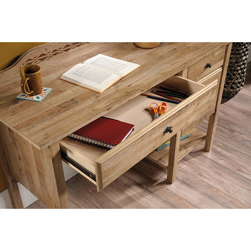 Spanish Style Home Office Desk In Antique Chestnut Finish - Hunt Office UK