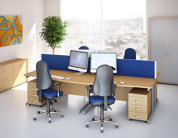 Ashford Multiple-Configuration Bench - Call Centre Desking Range - Hunt ...