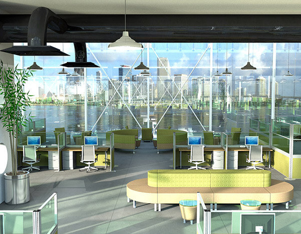 Ashford Multiple-Configuration Bench - Call Centre Desking Range - Hunt ...