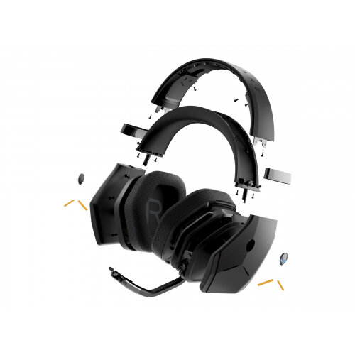 Alienware Wireless Gaming Headset AW988 - Headset - full size - 2.4 GHz ...