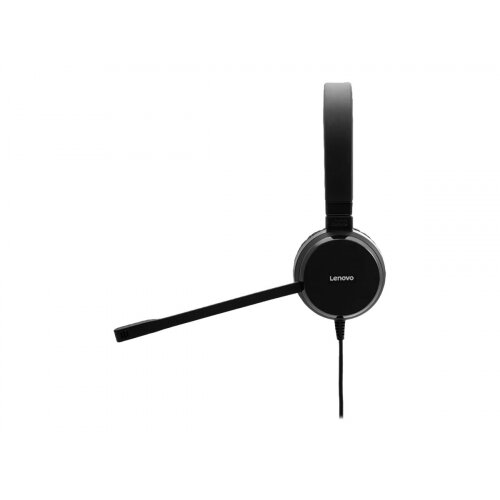 Lenovo Pro Wired Stereo VOIP Headset - Headset - on-ear - wired - black ...