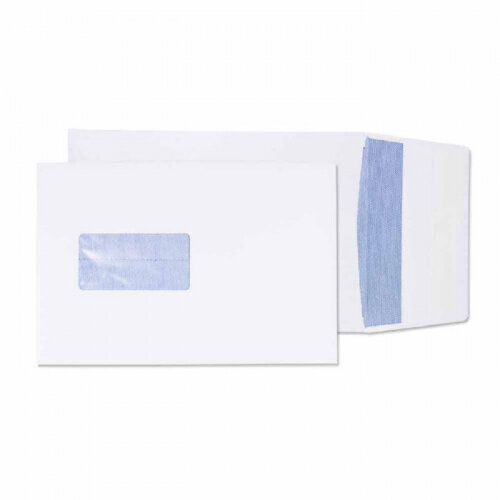 Blake Purely Packaging Pocket Gusset Envelope C5 Peel and Seal Window ...