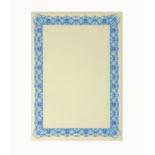 Computer Craft Certificate Paper A4 90gsm Blue (Pack 30) - Hunt Office UK