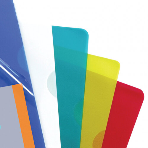 Rexel Nyrex Cut Flush Folder A4 Assorted Pack 25 - Hunt Office UK