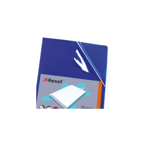 Rexel Nyrex Blue Cut Flush Folder A4 Pack 25 - Hunt Office UK