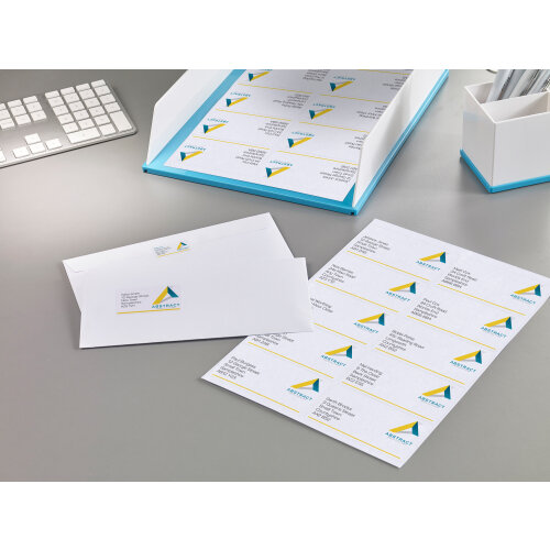 Avery L7173-250 Address Labels Laser 10 per Sheet 99.1x57mm White 2500 ...