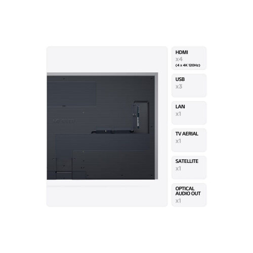 LG OLED Evo G3 65 Inch 4K Ultra HD 4 x HDMI Ports 3 x USB Ports Smart ...