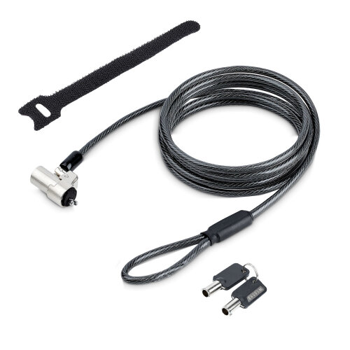 StarTech.com Laptop Cable Lock Compatible With Noble Wedge®; 6Ft (2m ...
