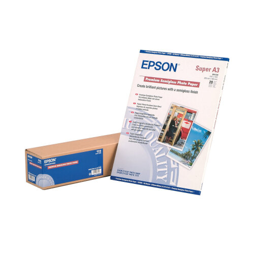 Epson A3 Semi Gloss Premium Photo Paper Pack of 20