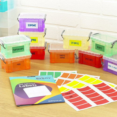 Avery Fluorescent Green Labels 50x25mm 10 x 36 Labels (360 in Total) 32 ...