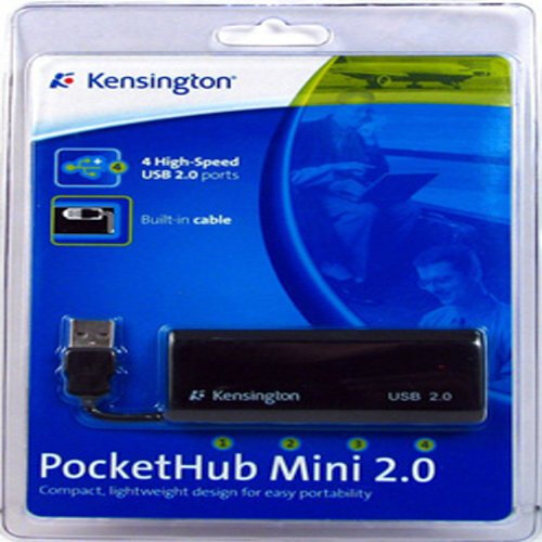 Kensington PocketHUB Mini USB 2.0 - Hub - 4 x USB - desktop - Hunt ...