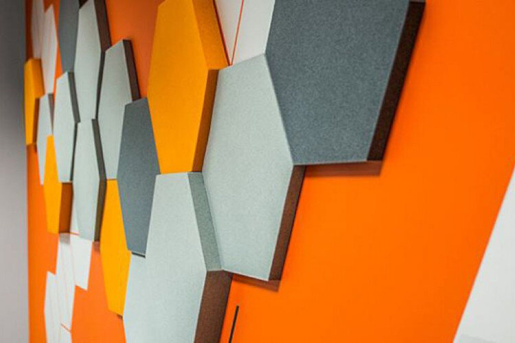 Fluffo SOFT Acoustic Wall Panel - Hexa S - Hunt Office UK