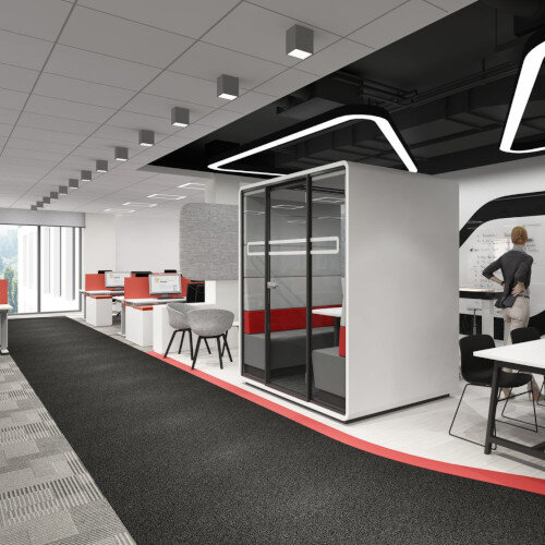 Hush Meet Acoustic Meeting Booth - Hunt Office UK