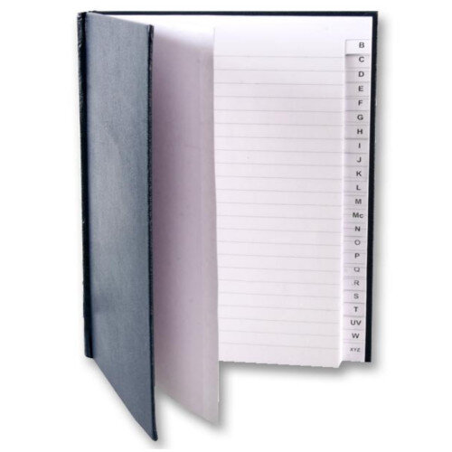 Q-Connect A5 Manuscript Book Indexed 96 Pages - Hunt Office UK