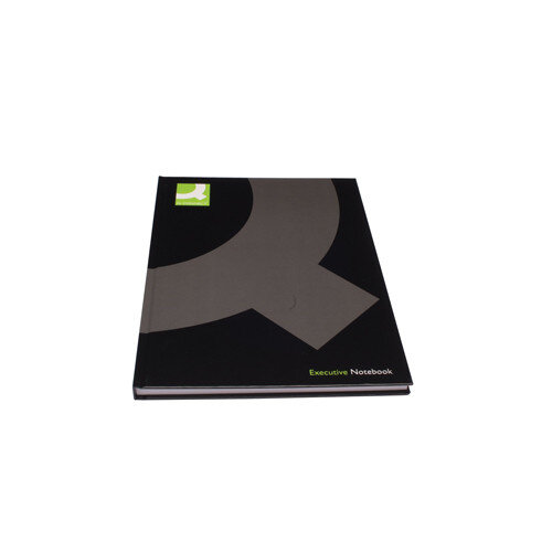 Q-Connect A4 Casebound Book Black Ruled Feint 3 Pack KF03725 - Hunt ...