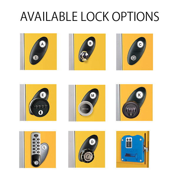 Black Body Lockers - Hunt Office UK