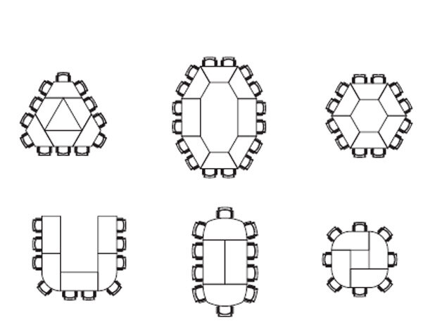 MFC Modular Tables - Hunt Office UK