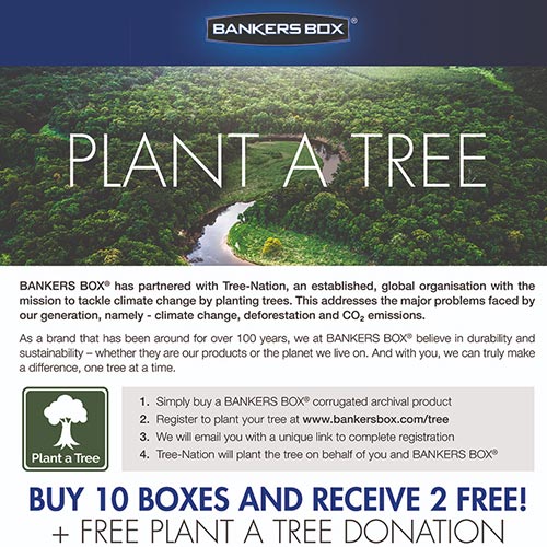 Fellowes Bankers Box Premium 725 Classic Archive Storage Box Blue 10 ...