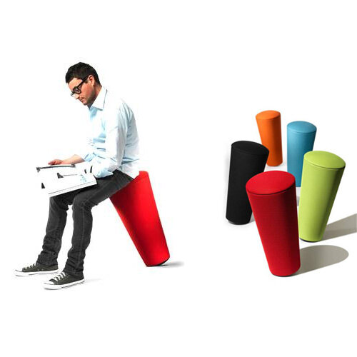 Stand-up Stool Black - Hunt Office UK