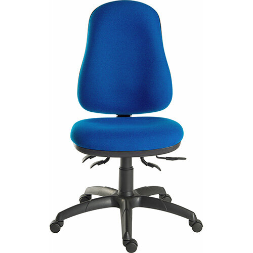 Ergo Comfort 24 Hour High Back Task Operator Office Chair Blue - Hunt ...