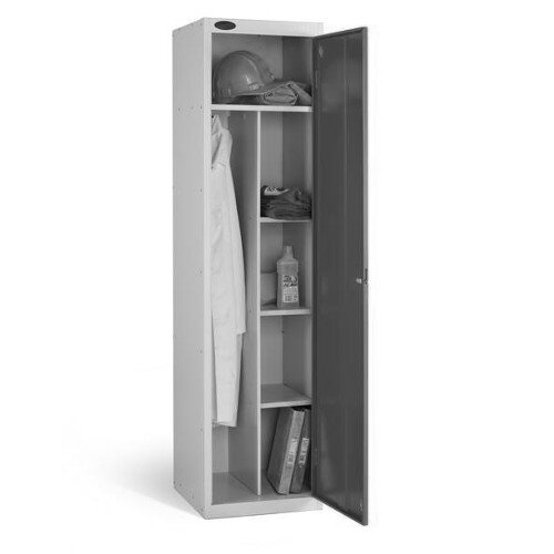 Probe Uniform Locker Cam Lock ACTIVECOAT W460xD460xH1780mm Silver Body ...