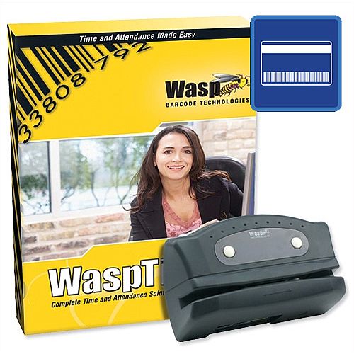 Wasp Time V6 STD Time and Attendance System Barcode Clock Solution ...