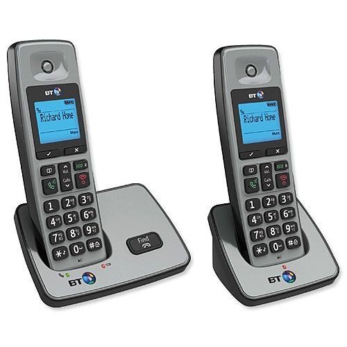BT 2000 Twin Handset DECT Telephone Cordless GAP 66256 - Hunt Office UK