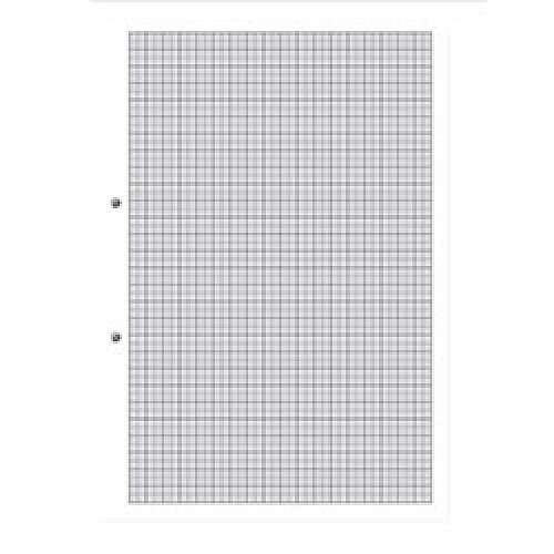 Exercise Paper Graph Ruled 1 5 and 10mm Squares Punched 2 Hole A4 Ref ...