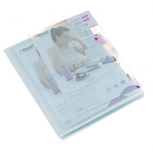 Rexel Budget Cut Flush Folder Polypropylene A4 135 Micron Clear (Pack ...