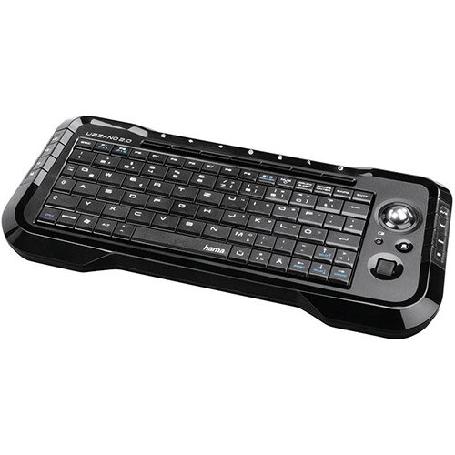 Hama Uzzano 2.0 Wireless Smart TV Keyboard UK Layout Black - Hunt Office UK